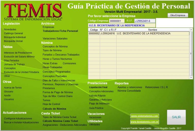 SISTEMA TEMIS 】 Sistemas de Información Legal